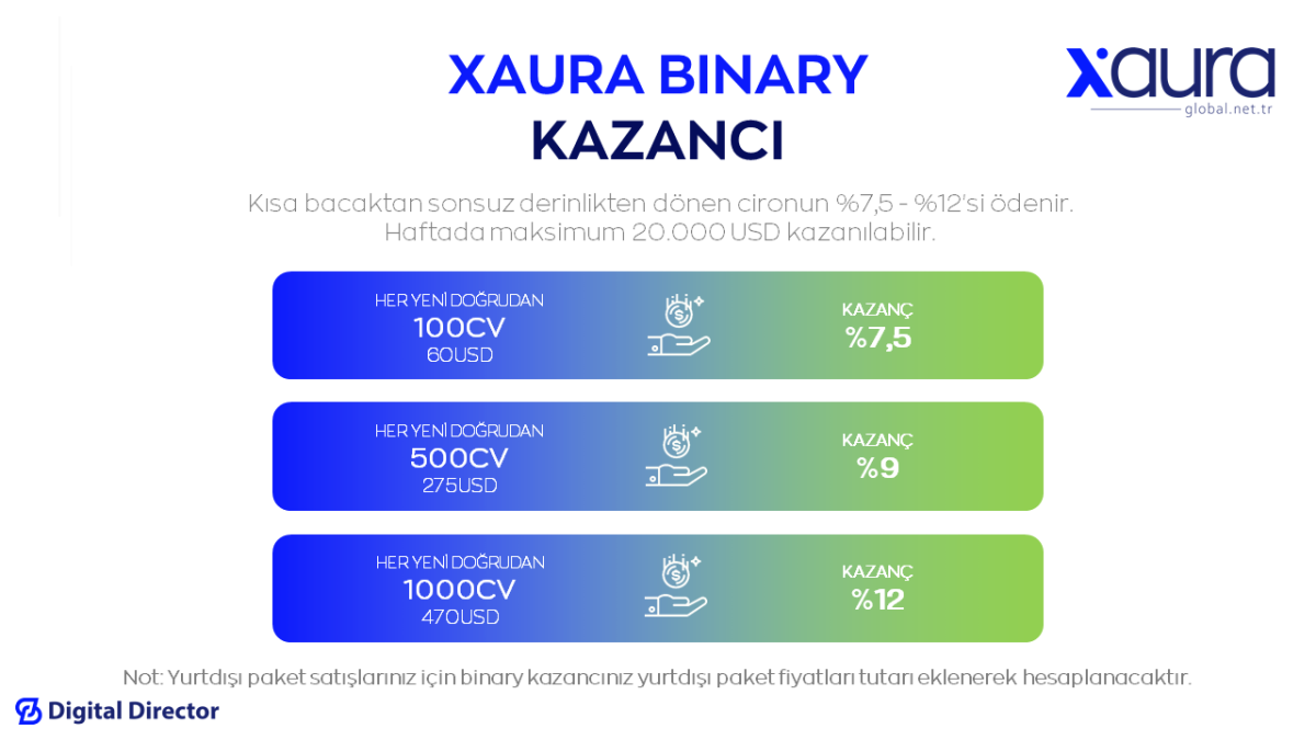 Xaura Global Kazanç Planı | Xaura Global